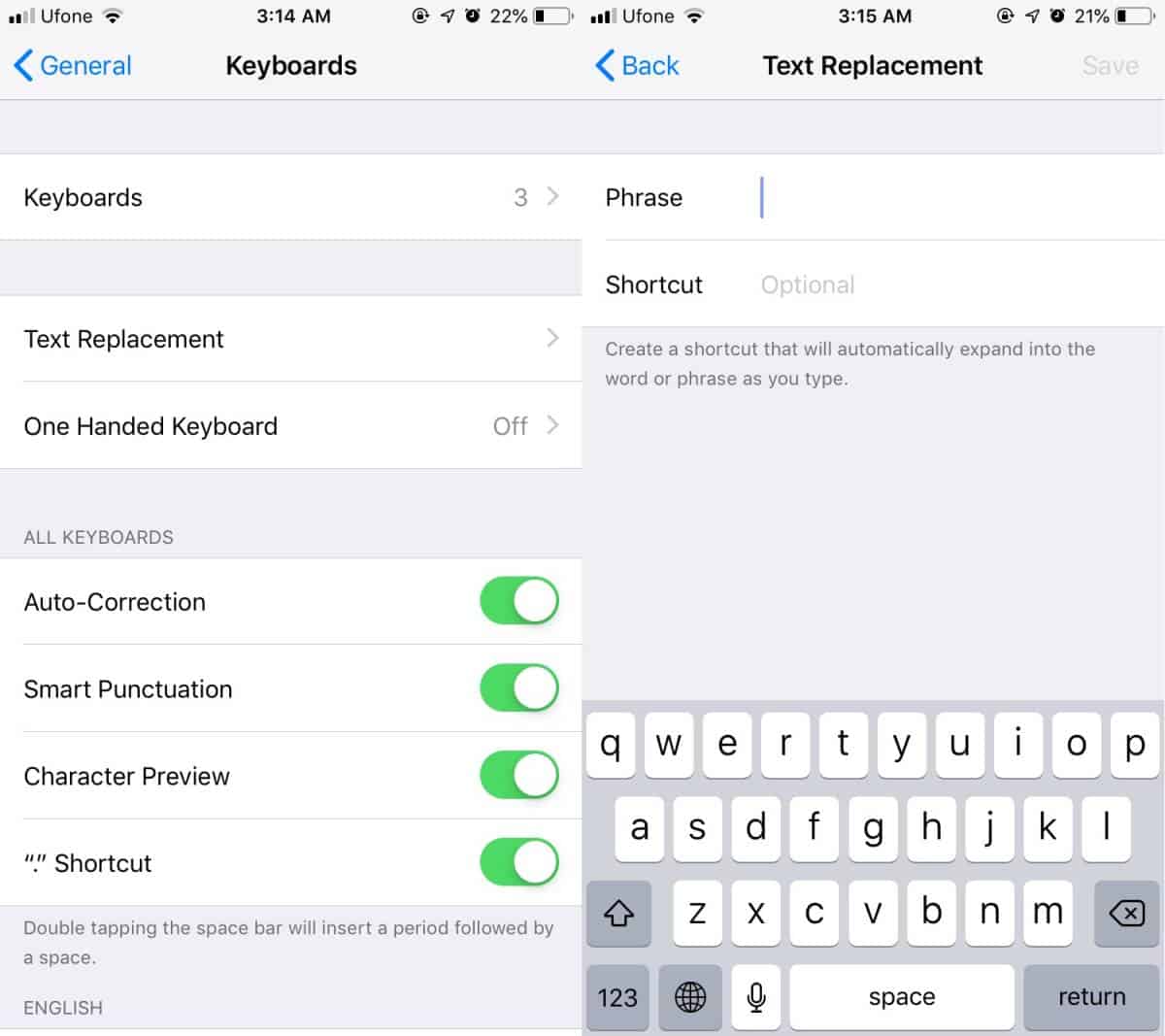 How to create custom text replacement phrases on iOS — TojiKon.Net