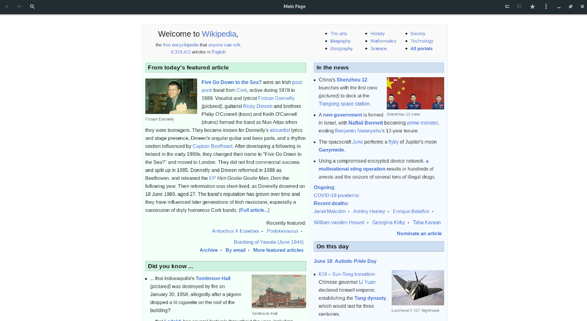How to read Wikipedia from the Linux desktop — TojiKon.Net